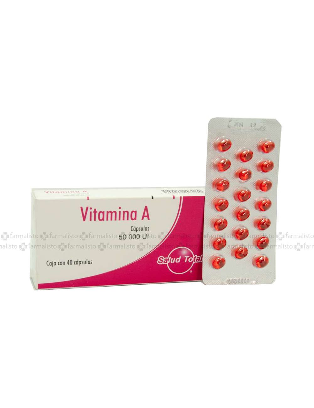ALPHARMA VITAMINA A 50000 UI CON 40 C PSULAS VITAMINA