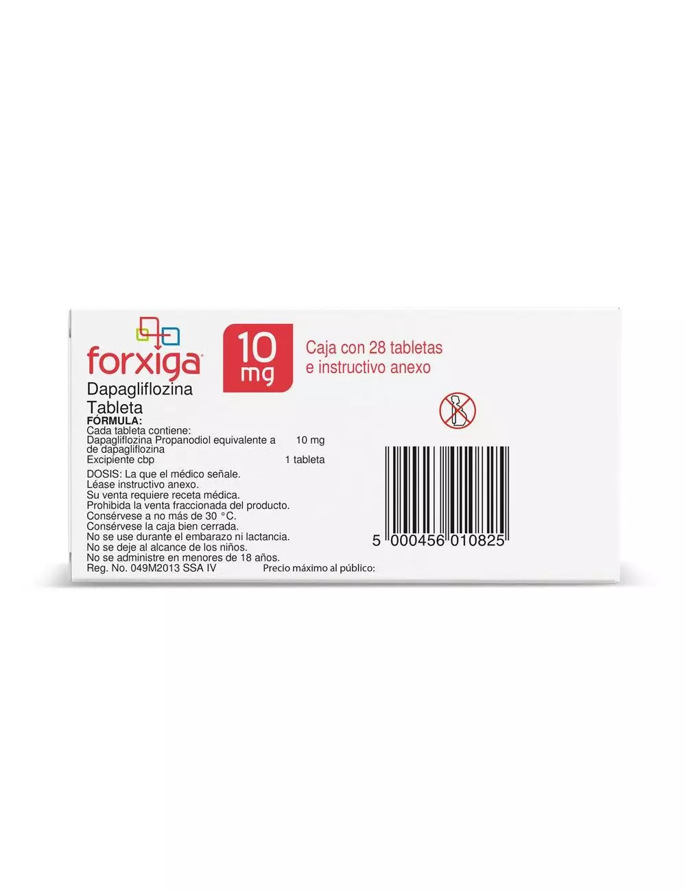 Forxiga 10mg | Dapagliflozina | 28 Tabletas |AstraZeneca