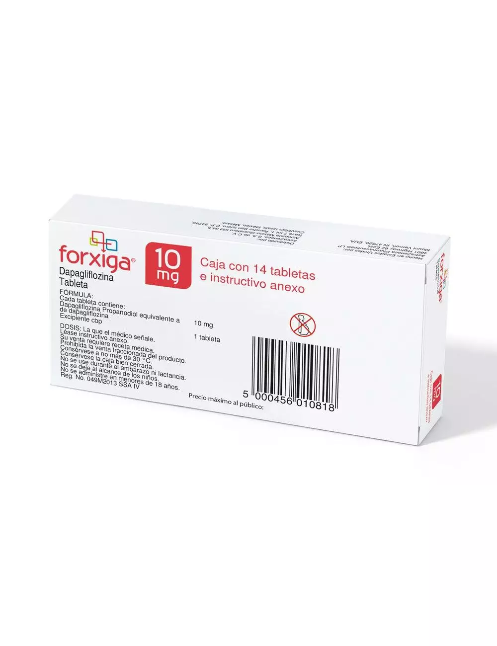 Forxiga® 10 mg - AstraZeneca | Compra Online | Envío a Domicilio