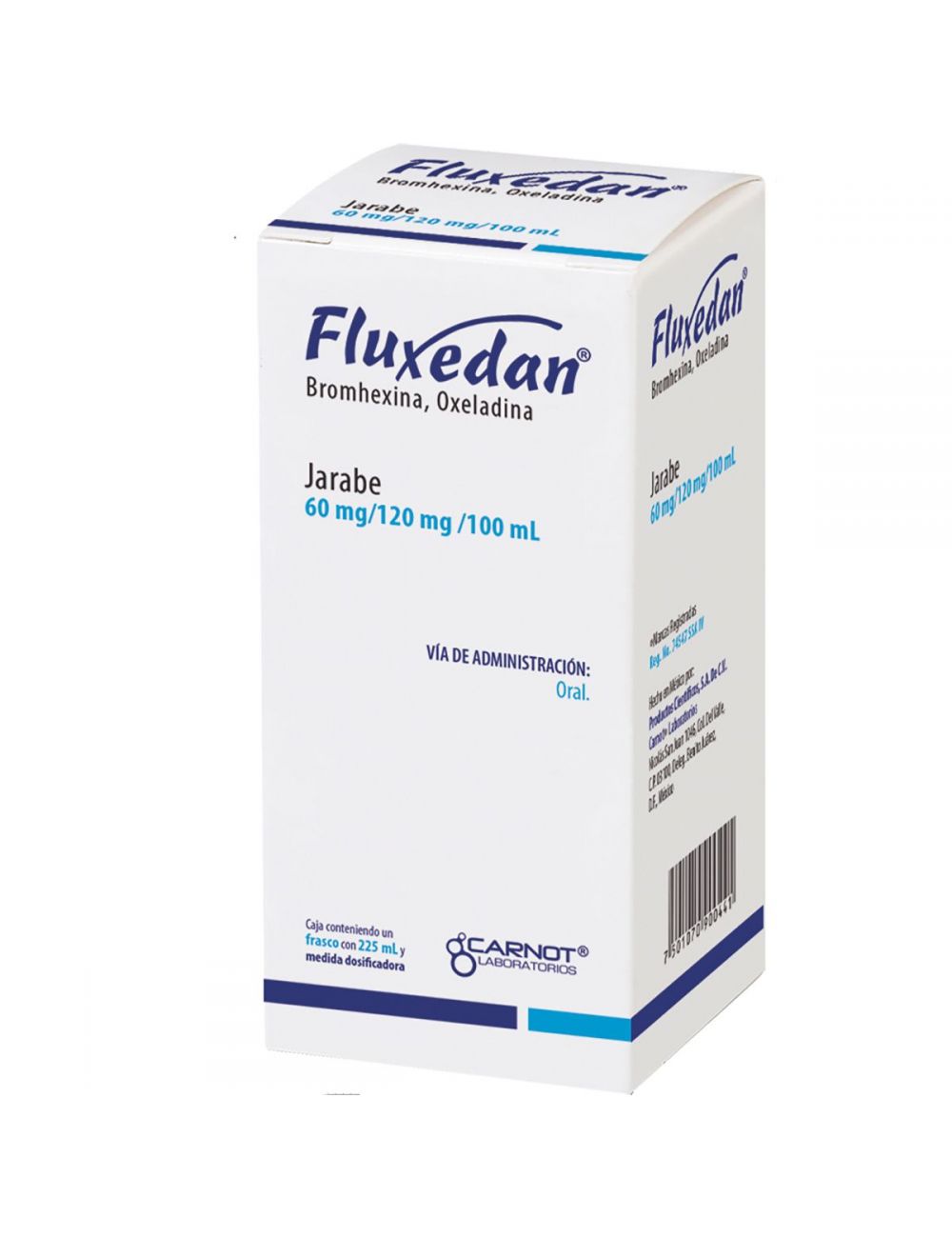 Compra Fluxedan Jarabe 6 mg / 12 mg Caja Con Frasco Con 225 mLFarmalisto Mx