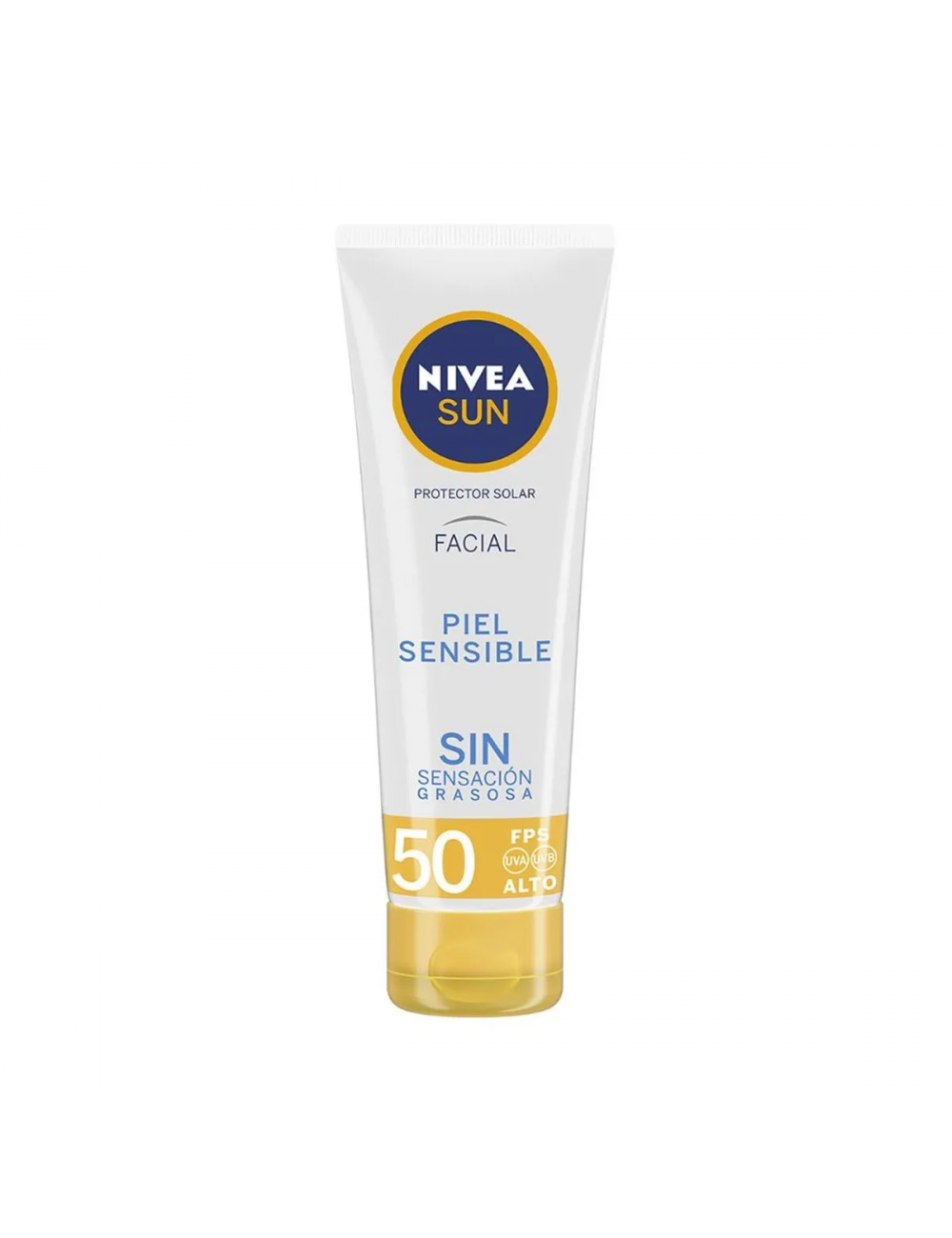 Nivea Sun Protector Solar Bloqueador Facial Piel Sensible 50 FPS 50 ml