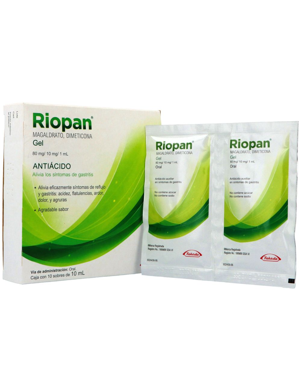 Precio Riopan Gel con 10 sobres 10 c/u | Farmalisto MX
