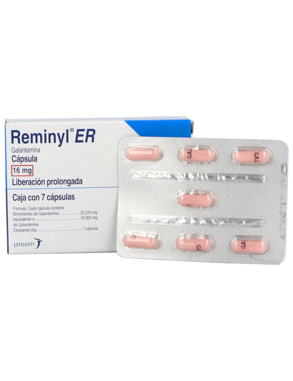 Reminyl® ER 16 mg - 7 Cápsulas | Galantamina | Janssen | Envío Seguro