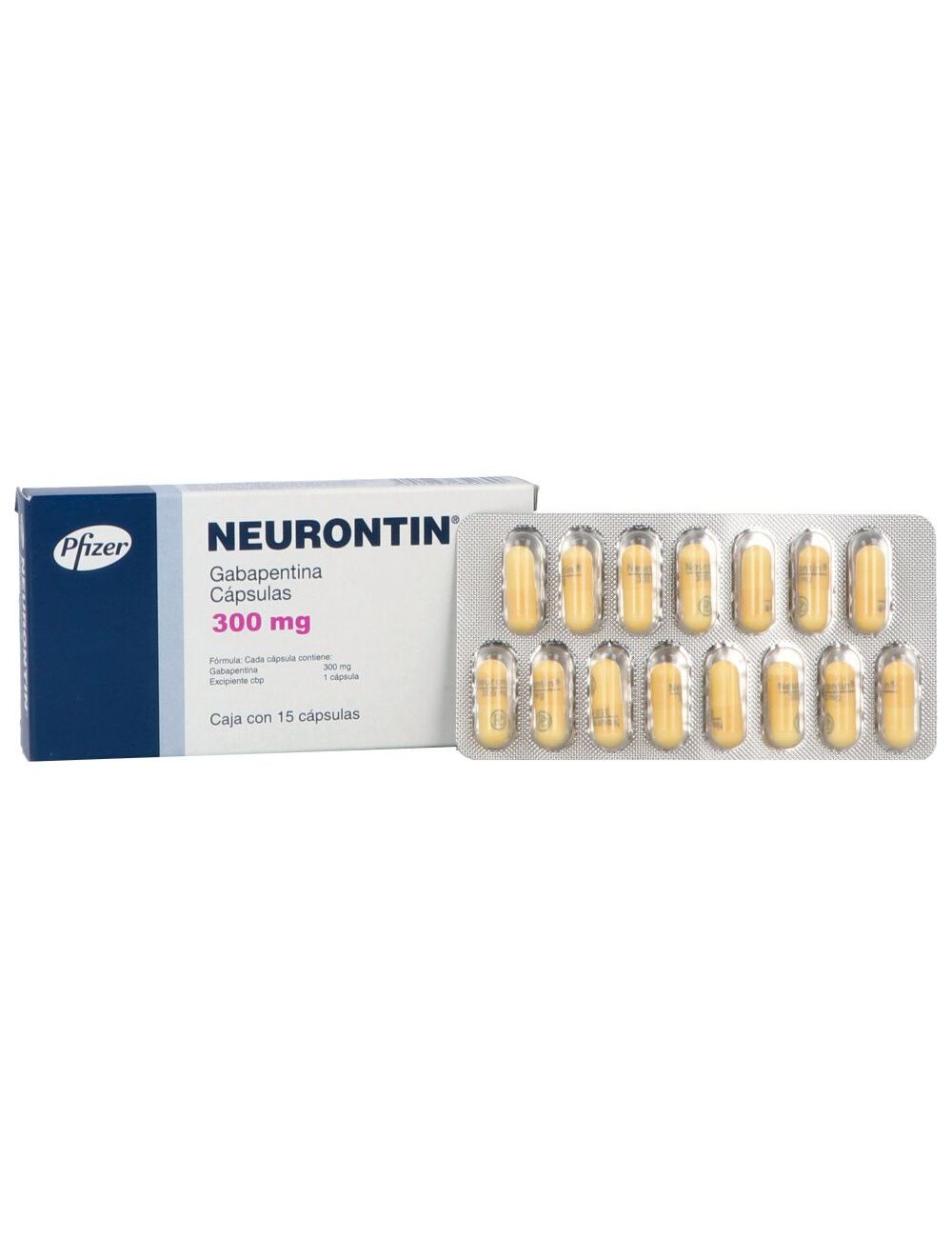 Precio Neurontin 300 mg con 15 cápsulas | Farmalisto MX