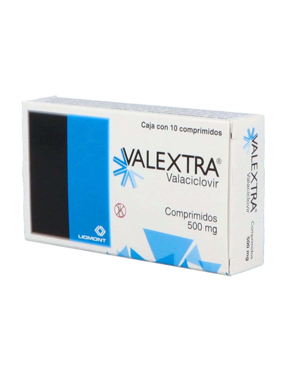 Precio Valextra 500 mg con 10 comprimidos | Farmalisto MX