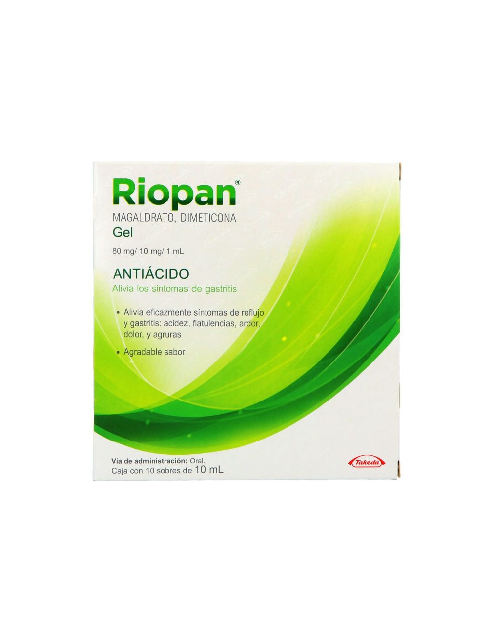 Precio Riopan Gel con 10 sobres 10 c/u | Farmalisto MX