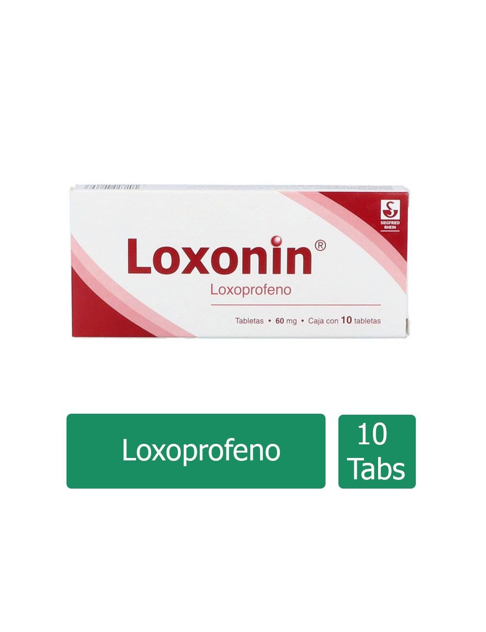 Precio Loxonin 60 mg con 10 tabletas | Farmalisto MX